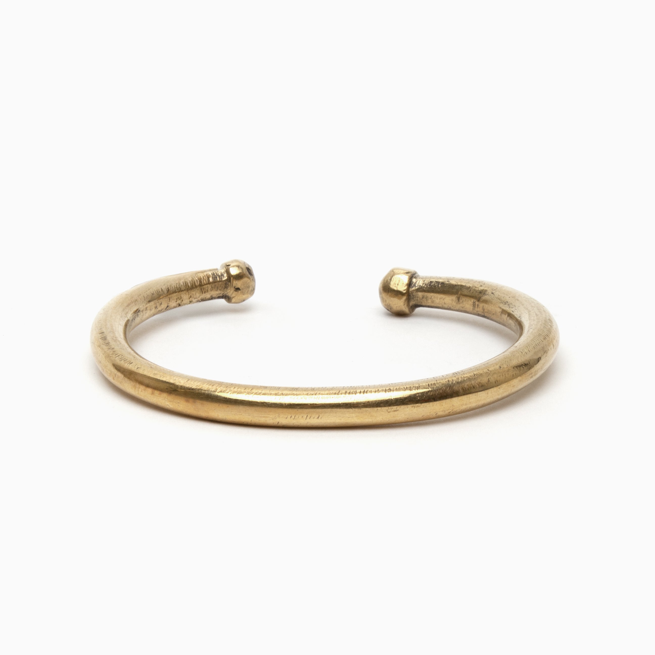 Solid Tube Brass Cuff