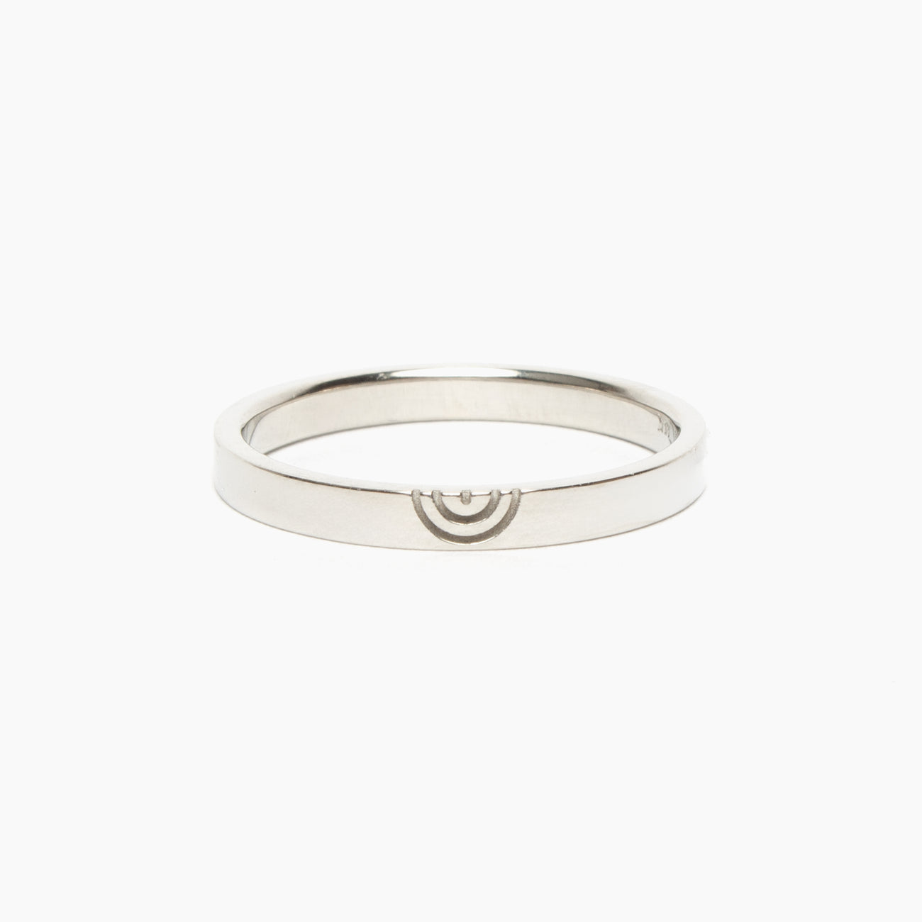 Amandi Unisex Wedding Band | 14k Gold Minimalist Ring
