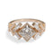 Uro Ring | 14k Gold with Lab-Grown Diamond | Geometric Design