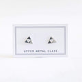 Upper Metal Class Kylee Triangle Stud Earrings