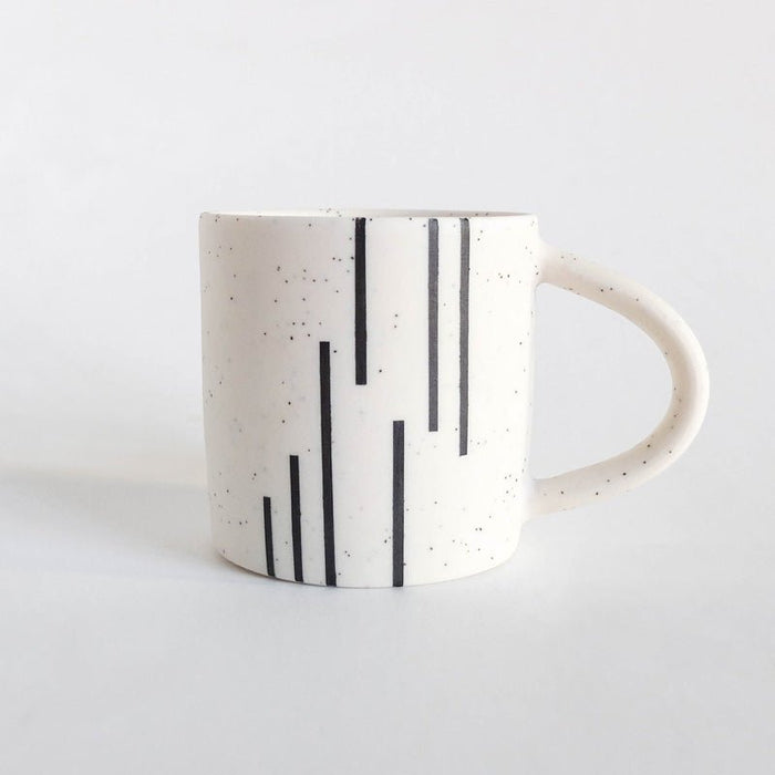 Small Mug - Vertical Lines by Sandbox Ceramics