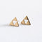Upper Metal Class Kylee Triangle Stud Earrings