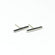 Upper Metal Class Faceted Bar Stud Earrings