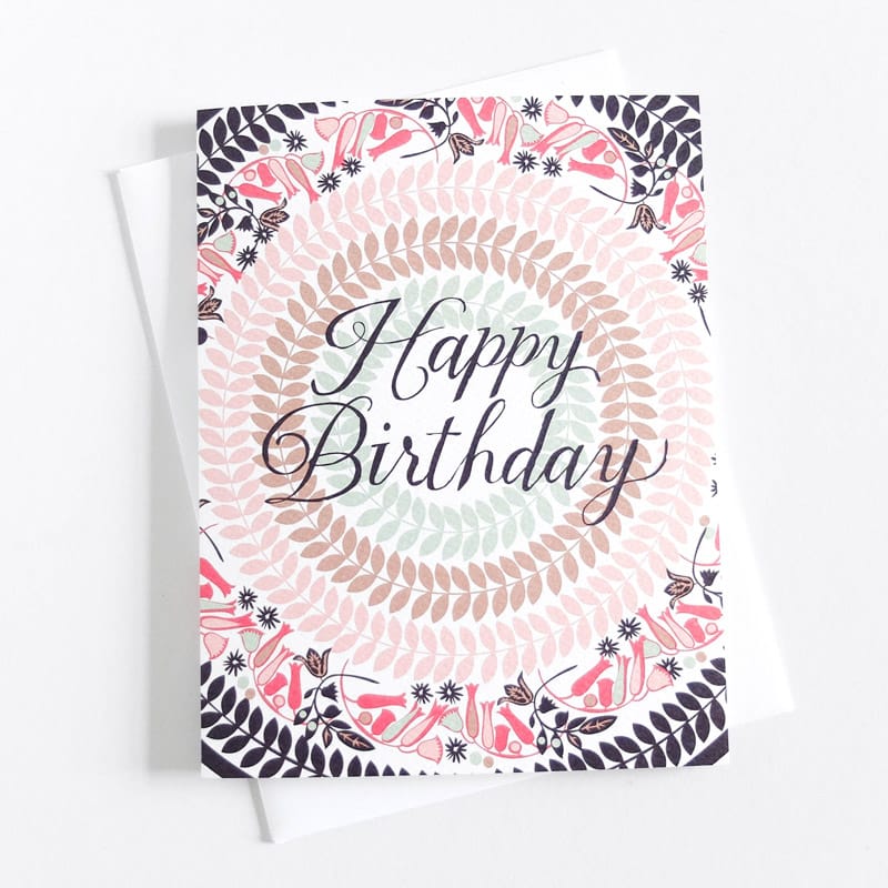 Beaux Birthday Greetings Card by Banquet Cards