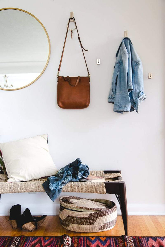 betsy & iya Bronze Rectangle Wall Hook