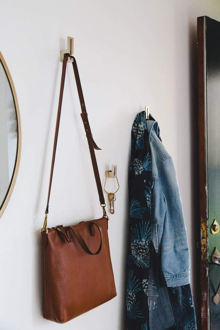 betsy & iya Bronze Rectangle Wall Hook