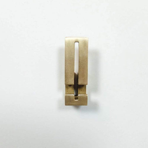 betsy & iya Bronze Rectangle Double Wall Hook